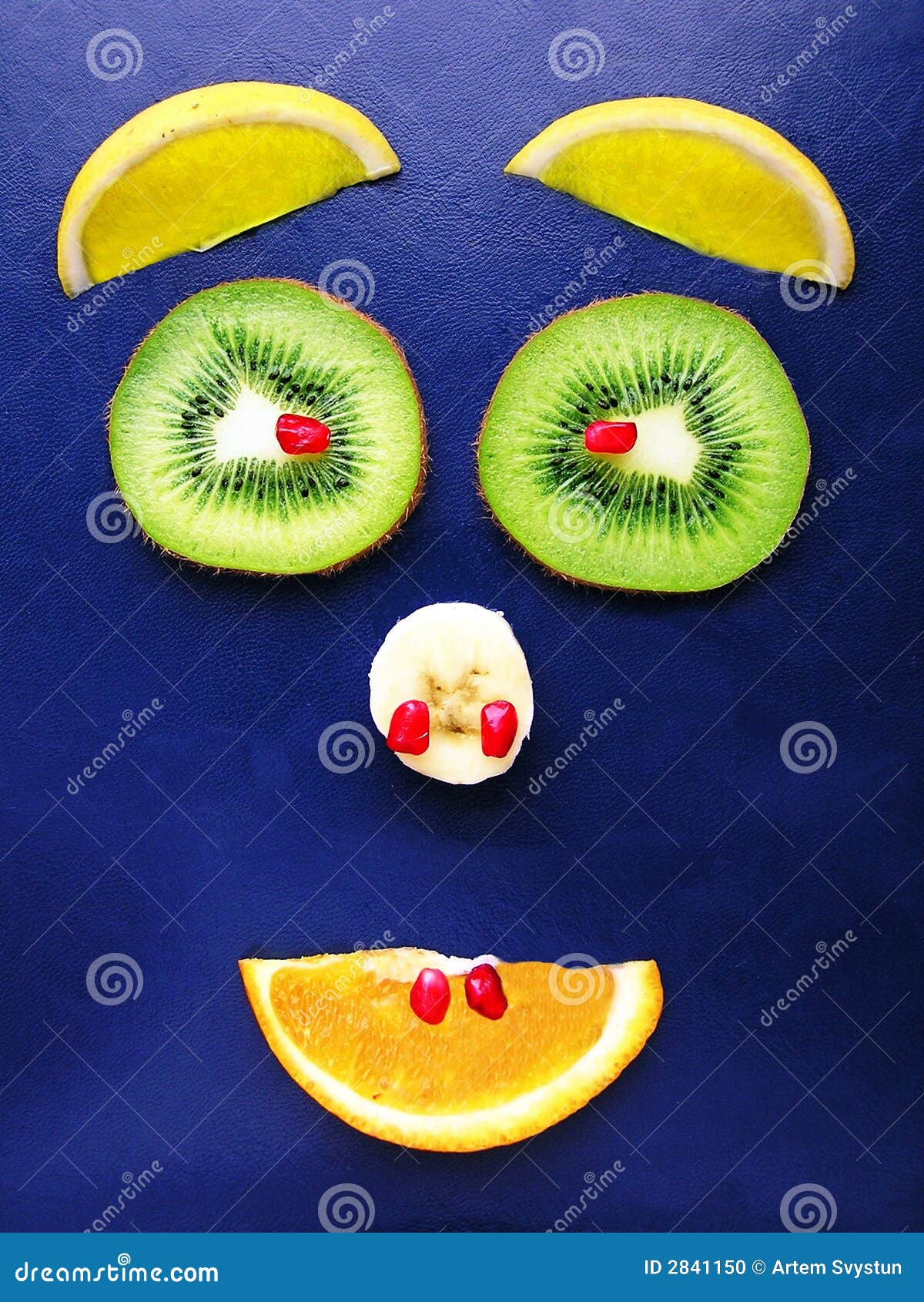 Fruit face stock photo. Image of kiwi, juicy, lime, orange - 2841150