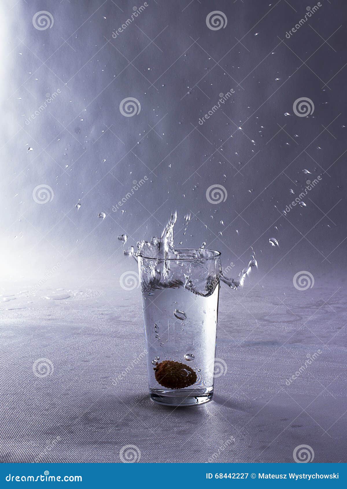 Fruit falling into a glass stock image. Image of splash - 68442227