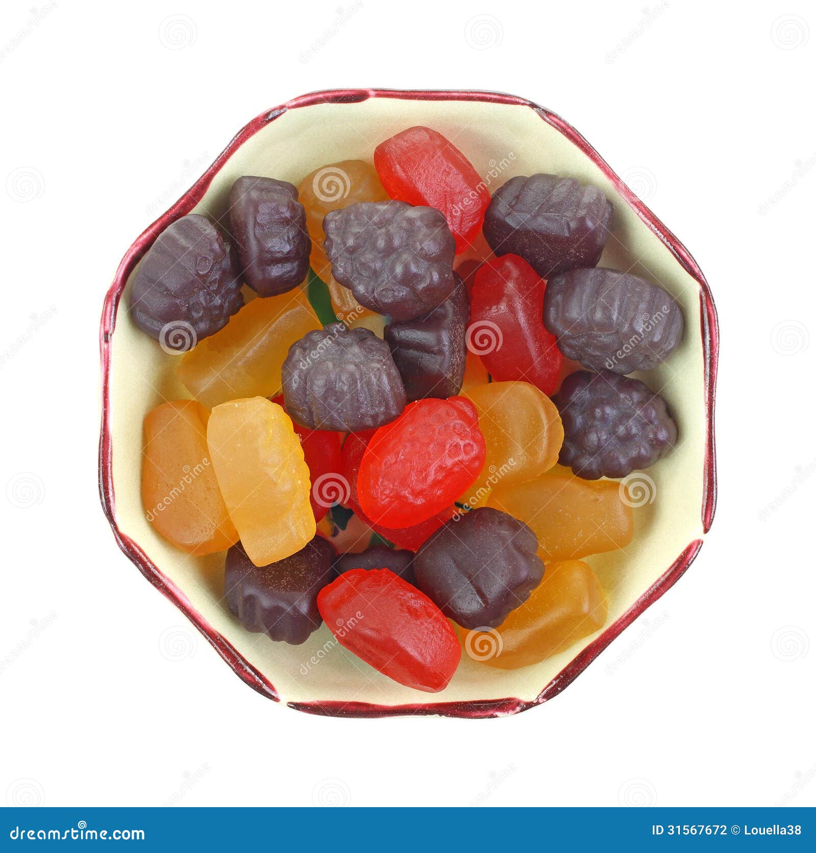 Fruit Flavor Snacks Dish stock photo. Image of gummy - 31567672