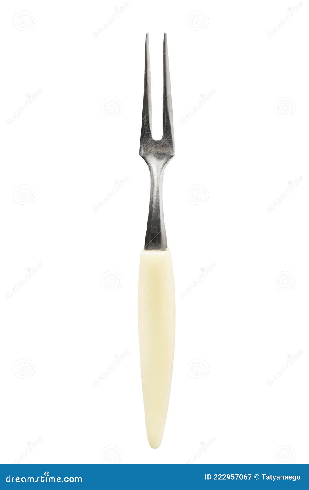Fruit fork isolated stock image. Image of studio, utensil - 222957067