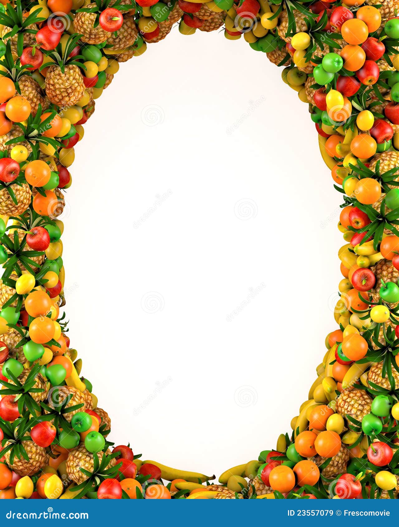 Fruit frame stock illustration. Illustration of orange - 23557079