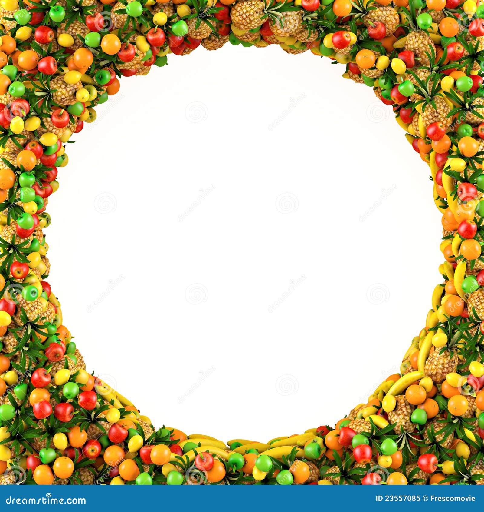 Fruit frame stock illustration. Illustration of space - 23557085