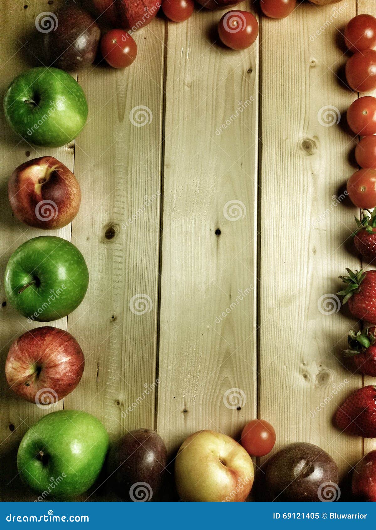 Fruit frame stock image. Image of fresh, fiveaday, vitamins - 69121405