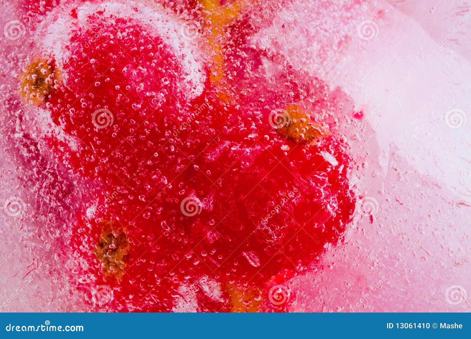 Fruit frozen in ice stock photo. Image of wealth, currant - 13061410