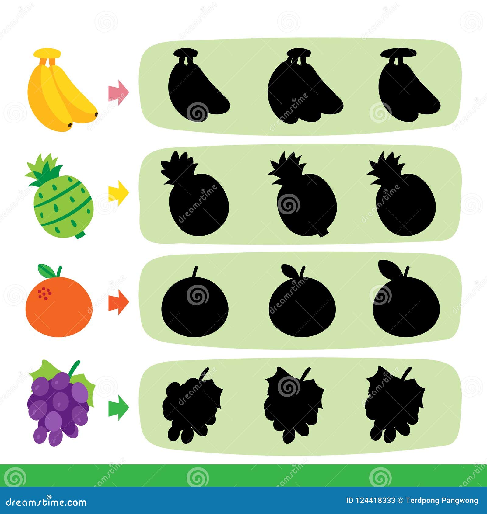 Fruit game vector design stock illustration. Illustration of pineapple ...