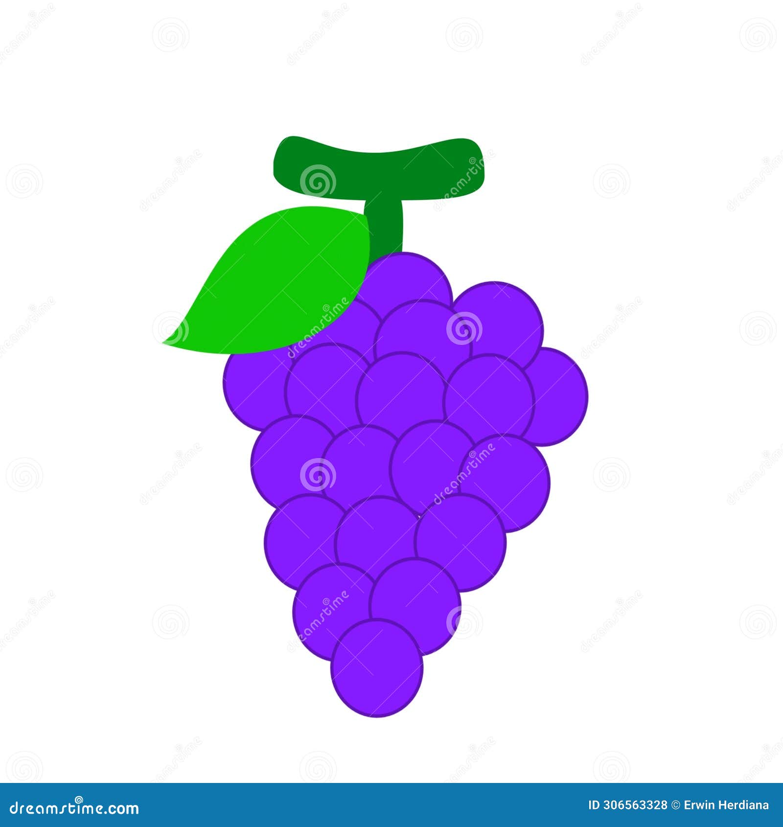 Grapes vektor animated stock illustration. Illustration of fruit ...