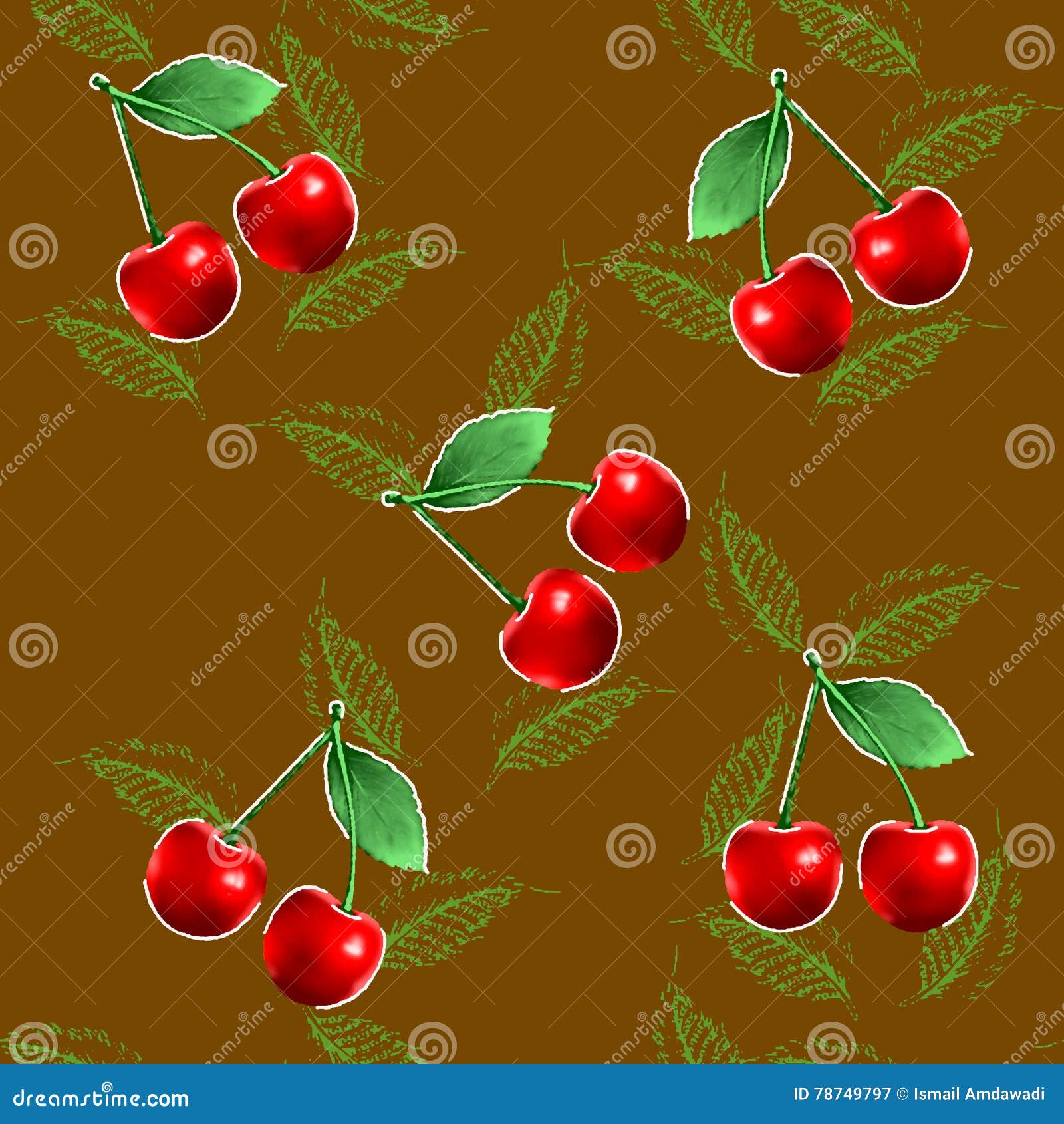 Fruit Graphic Pattern Design Stock Illustration - Illustration of ...