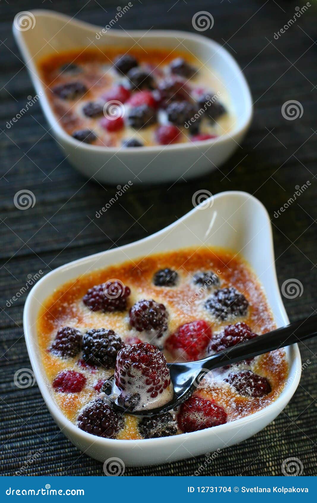 Fruit gratin stock photo. Image of dessert, heat, gratin - 12731704