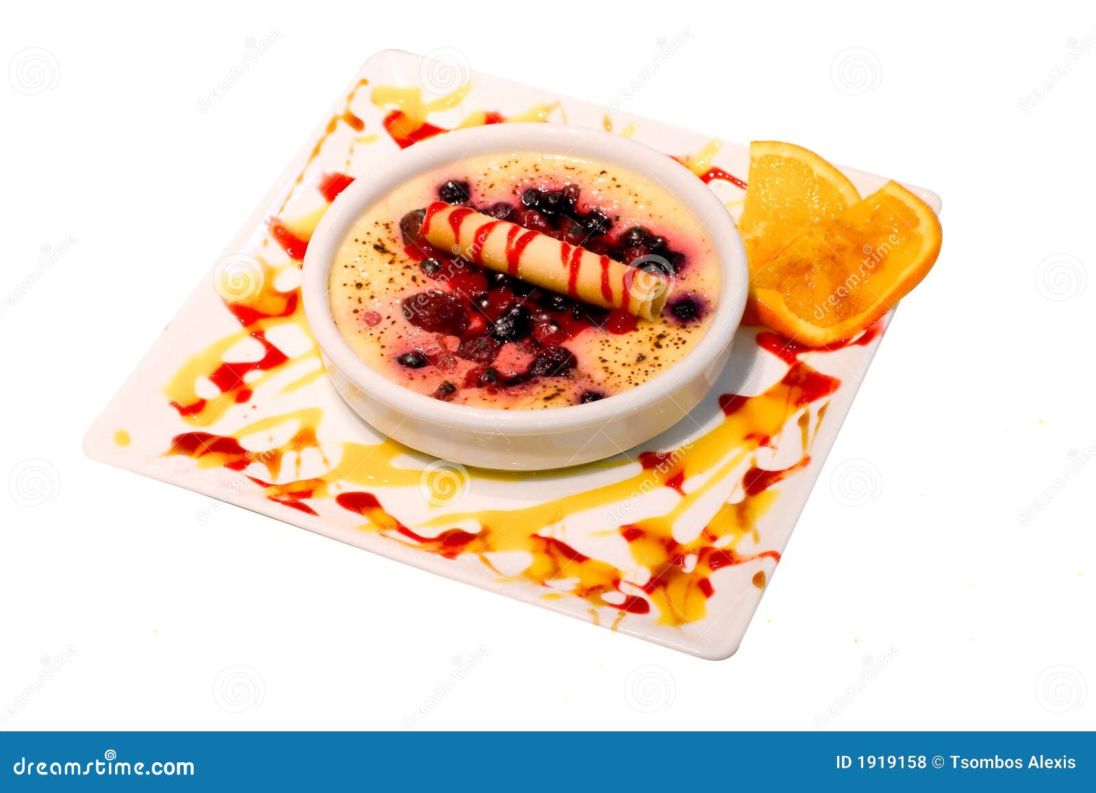 Fruit gratin stock photo. Image of fruit, good, dessert - 1919158