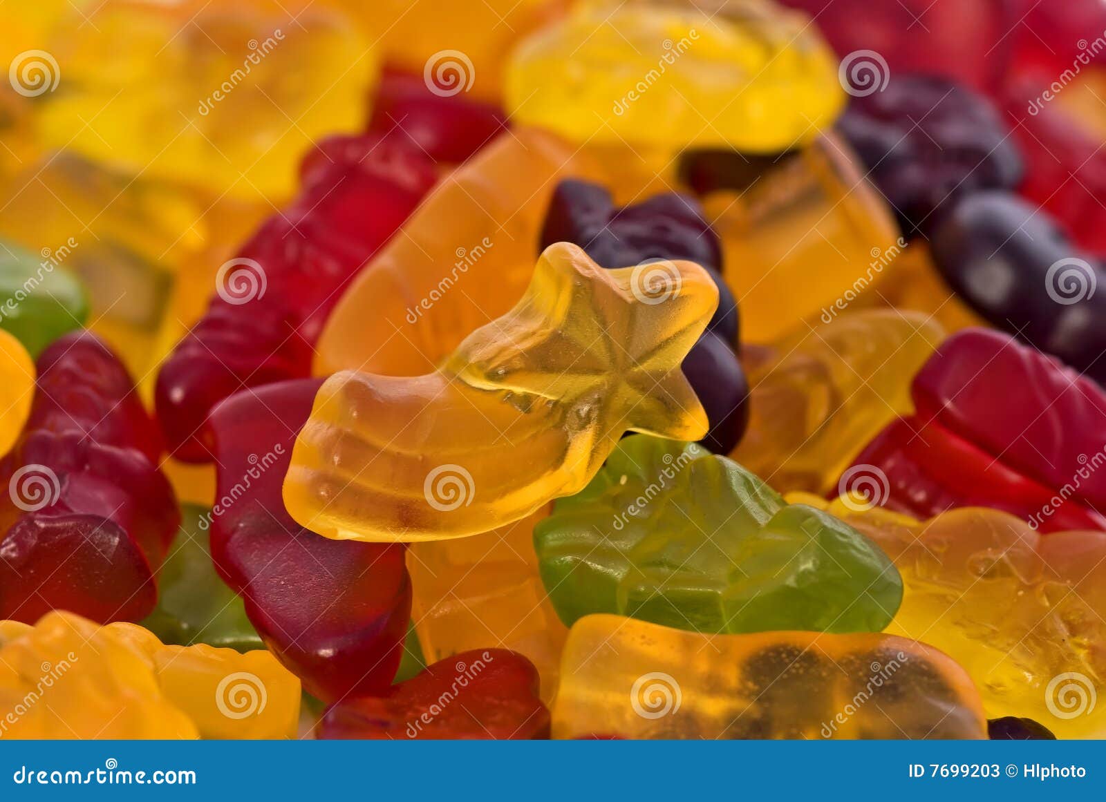 Fruit Gummies Colletion stock image. Image of cute, junk - 7699203