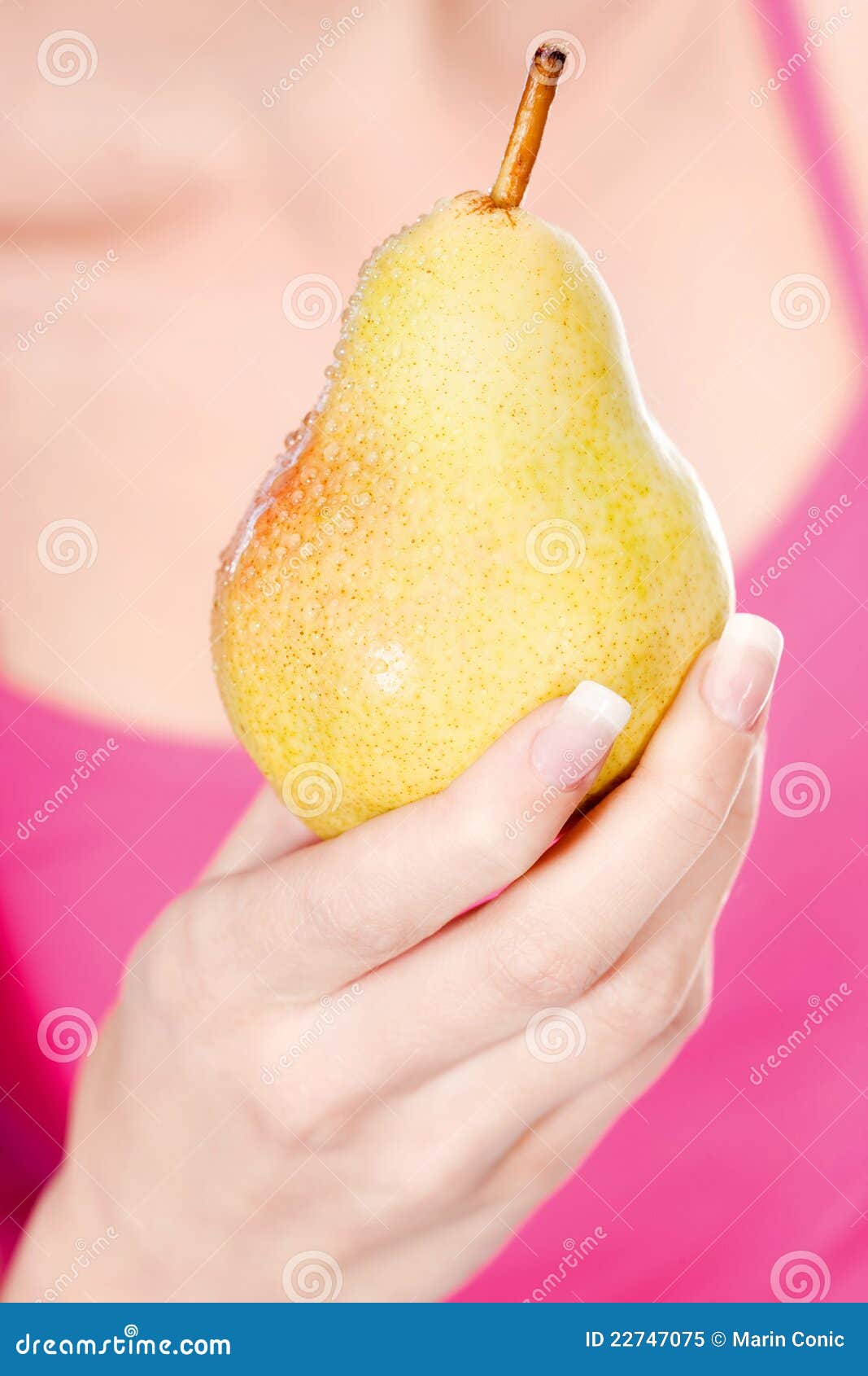 Fruit in hand stock image. Image of water, caucasian - 22747075