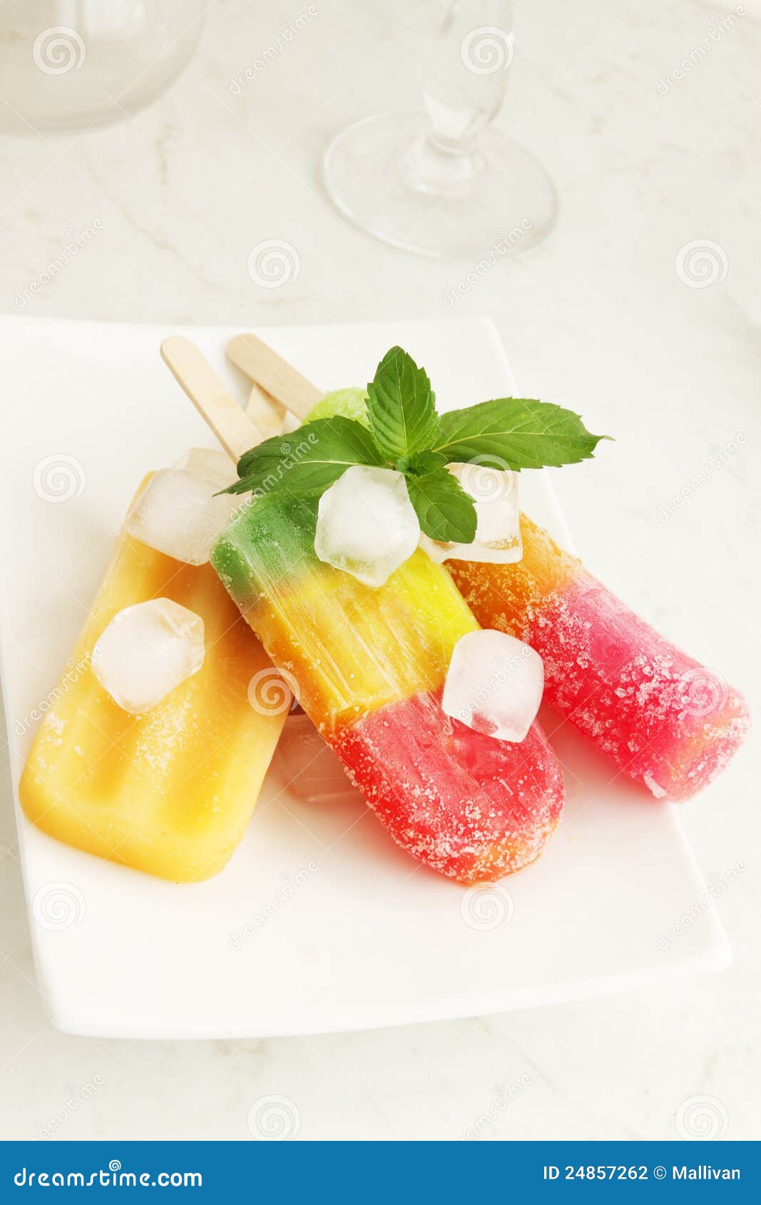 Fruit ice stock photo. Image of lolly, icecream, assortment - 24857262