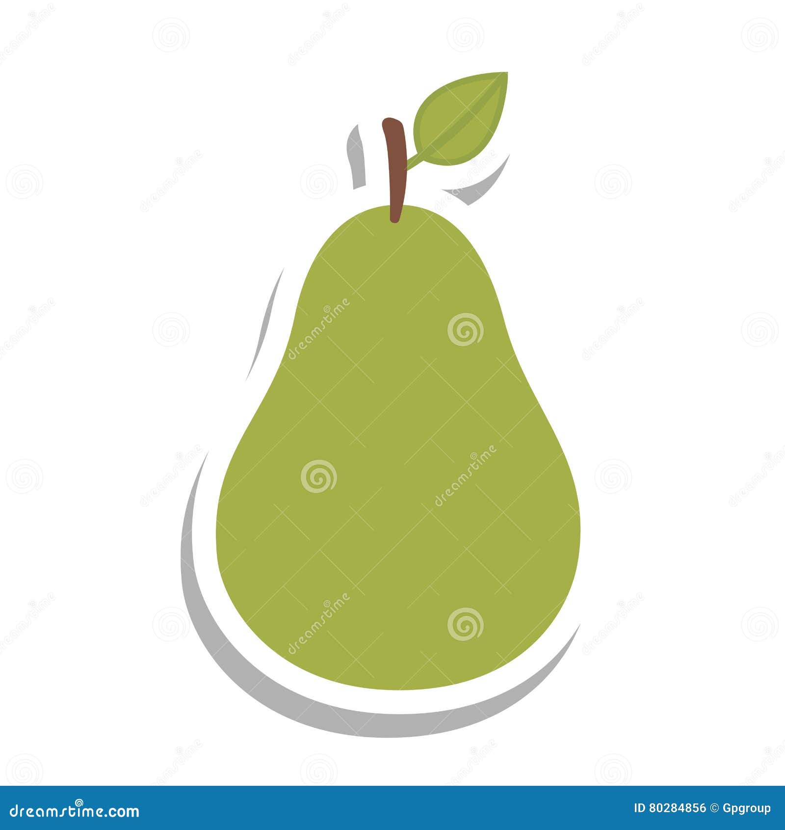 Fruit Icon Image Stock Vector Illustration Of Premium 80284856