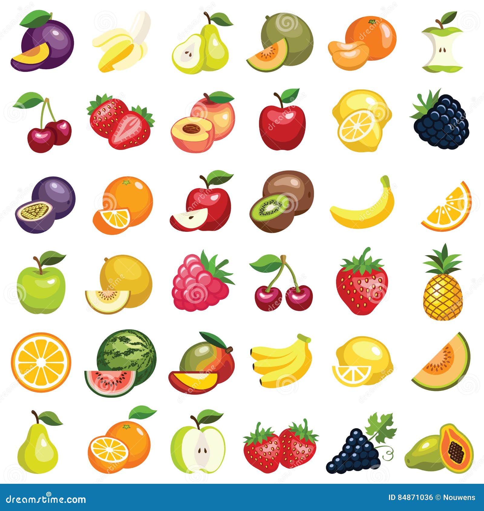 Fruit Icon Vector Illustration Stock Vector - Illustration of apple ...