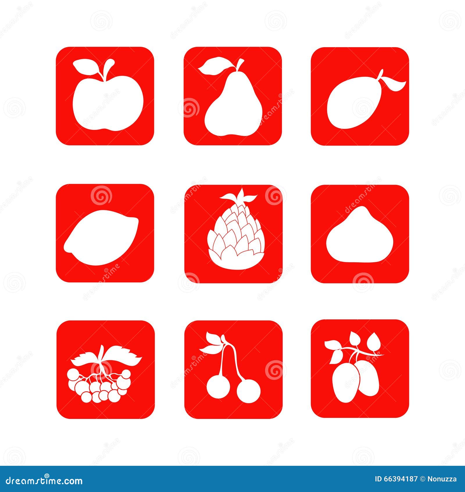 Fruit icons 2 stock vector. Illustration of label, orange - 66394187
