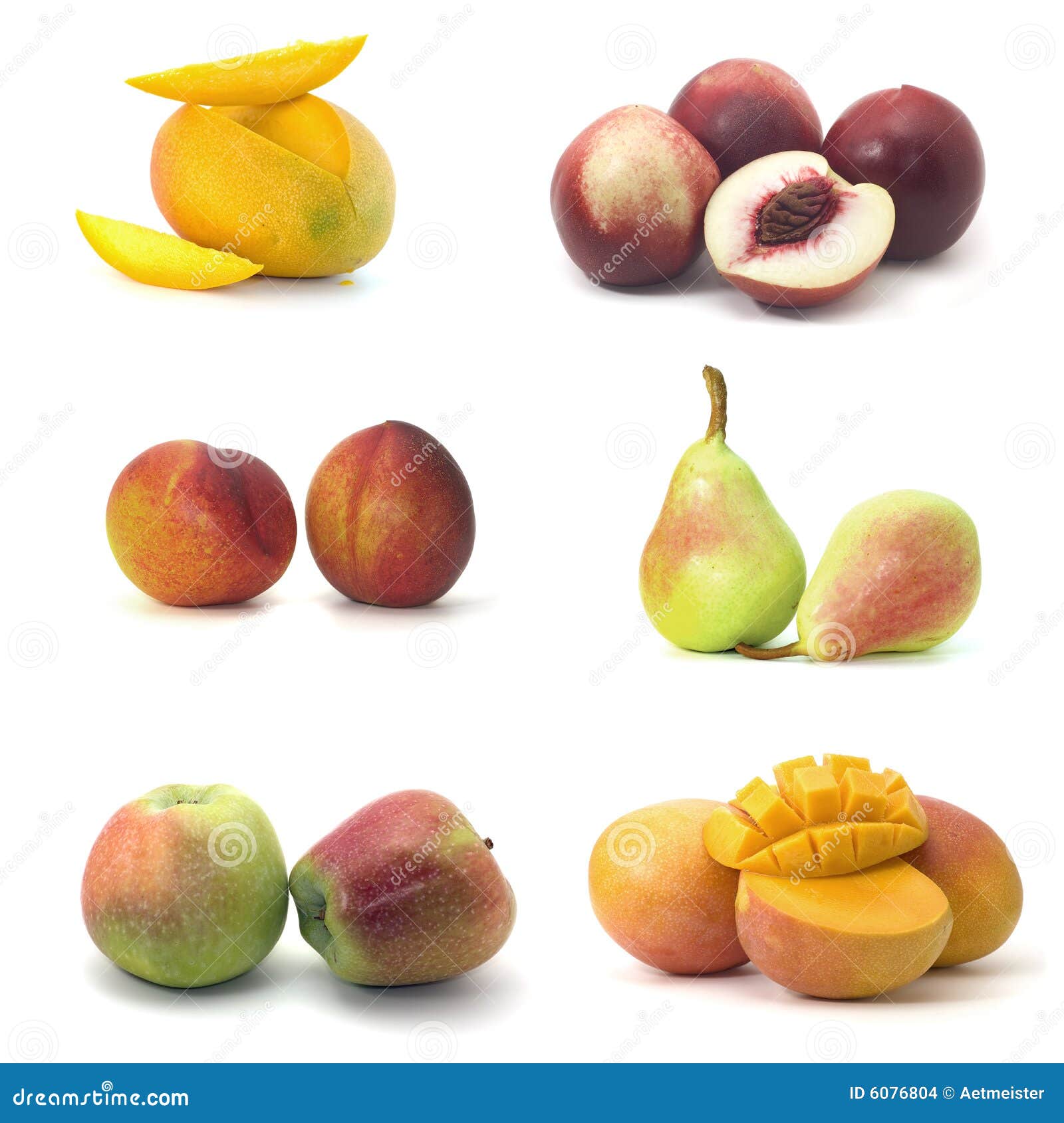 Fruit isolated on white. stock photo. Image of ripe, green - 6076804