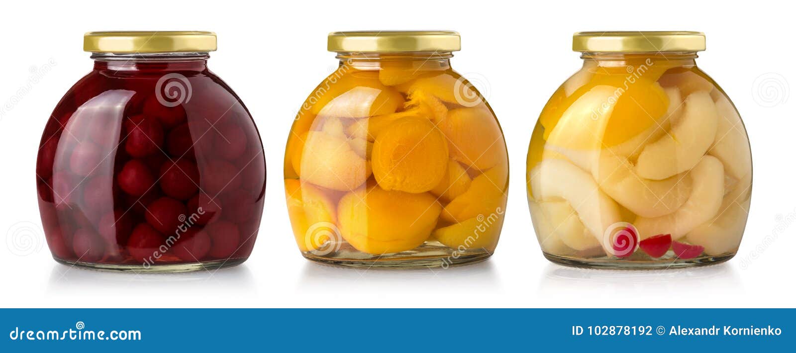 Fruit jars isolated stock photo. Image of homemade, closeup - 102878192