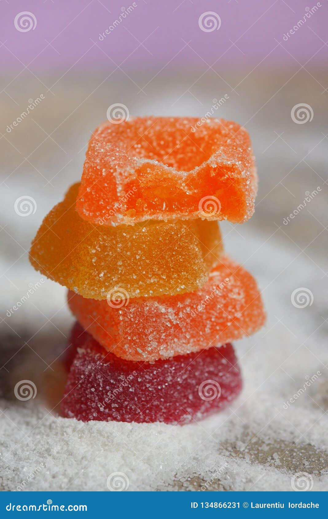 Fruit jelly sweet stack stock image. Image of juicy - 134866231