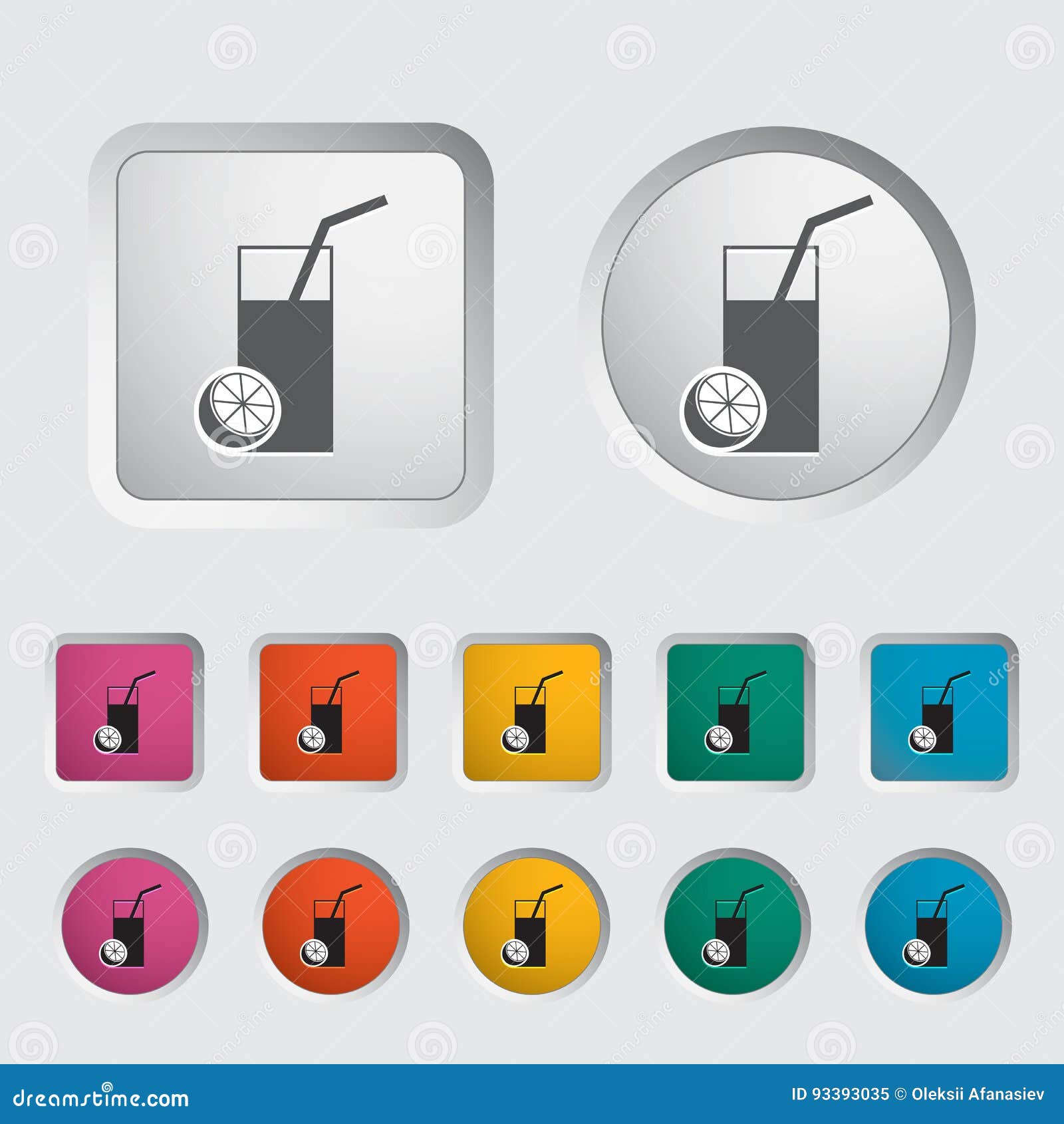 Fruit juice icon. stock vector. Illustration of healthy - 93393035