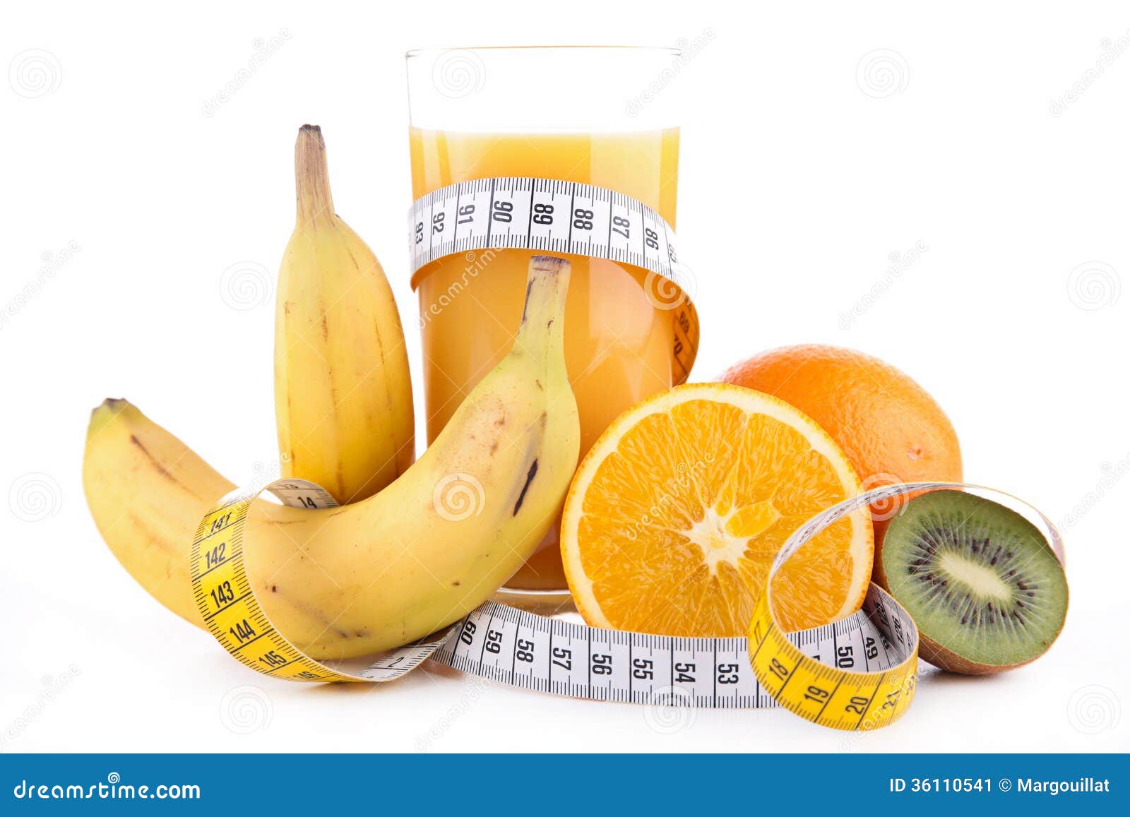 Fruit Mix With Meter Stock Photography | CartoonDealer.com #22540100