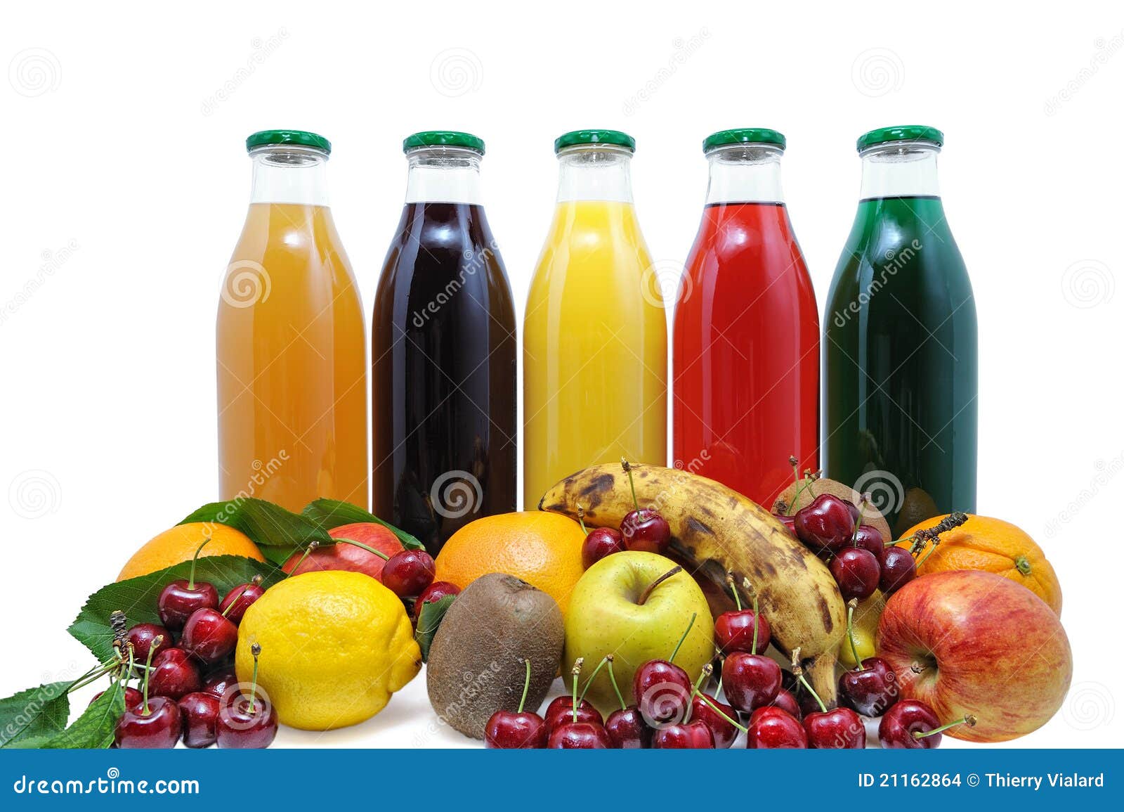 Fruit juice two stock photo. Image of bananas, colourful - 21162864