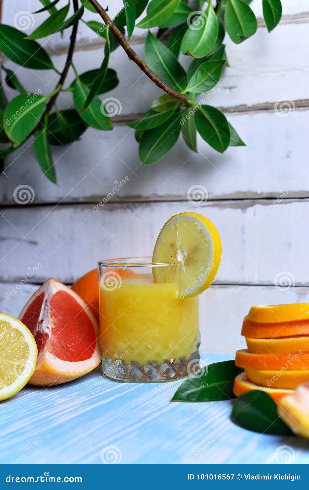 Fruit and Juice on the Table Stock Image - Image of orange, drink ...