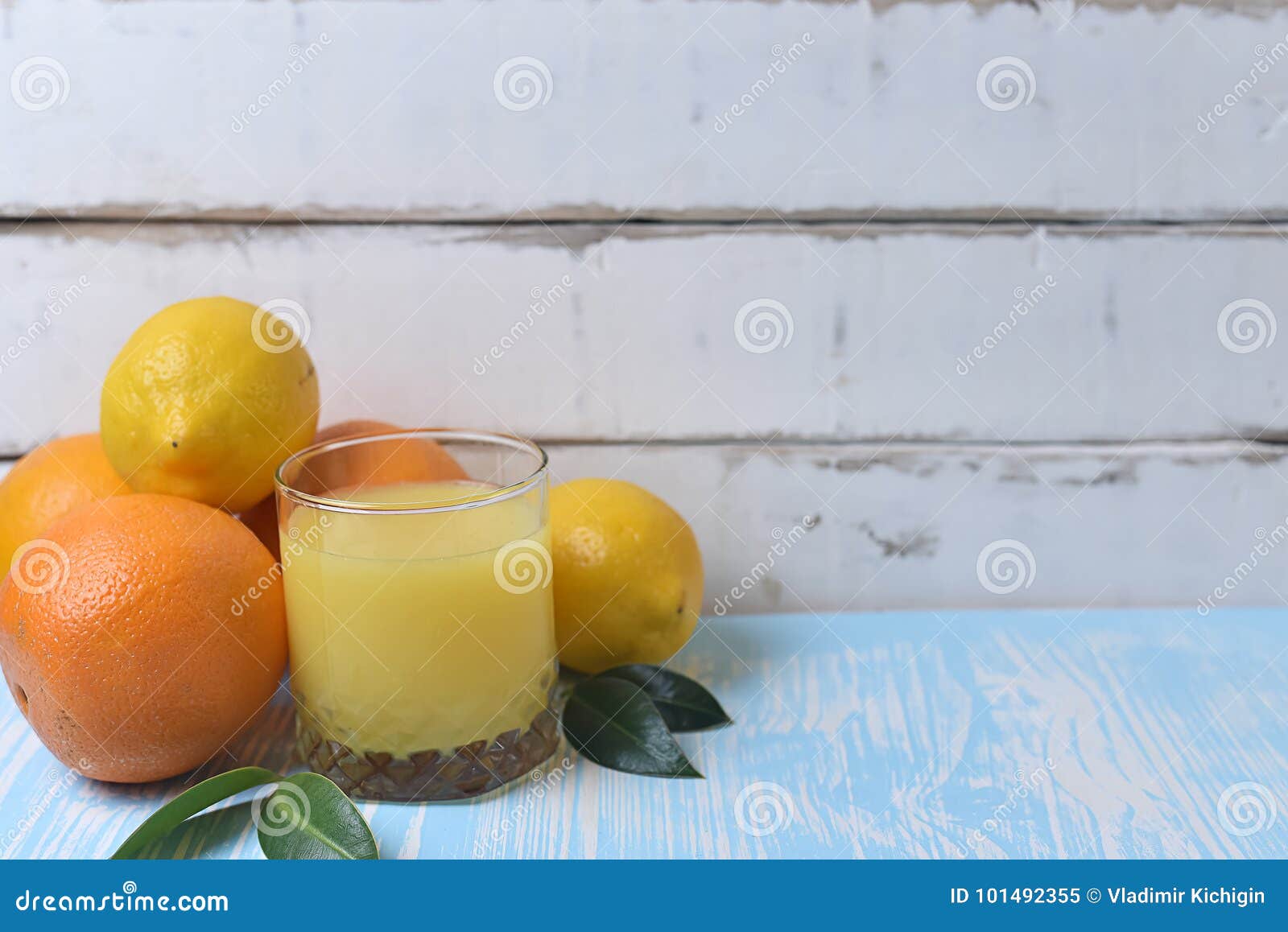 Fruit and Juice on the Table Stock Image - Image of diet, delicious ...