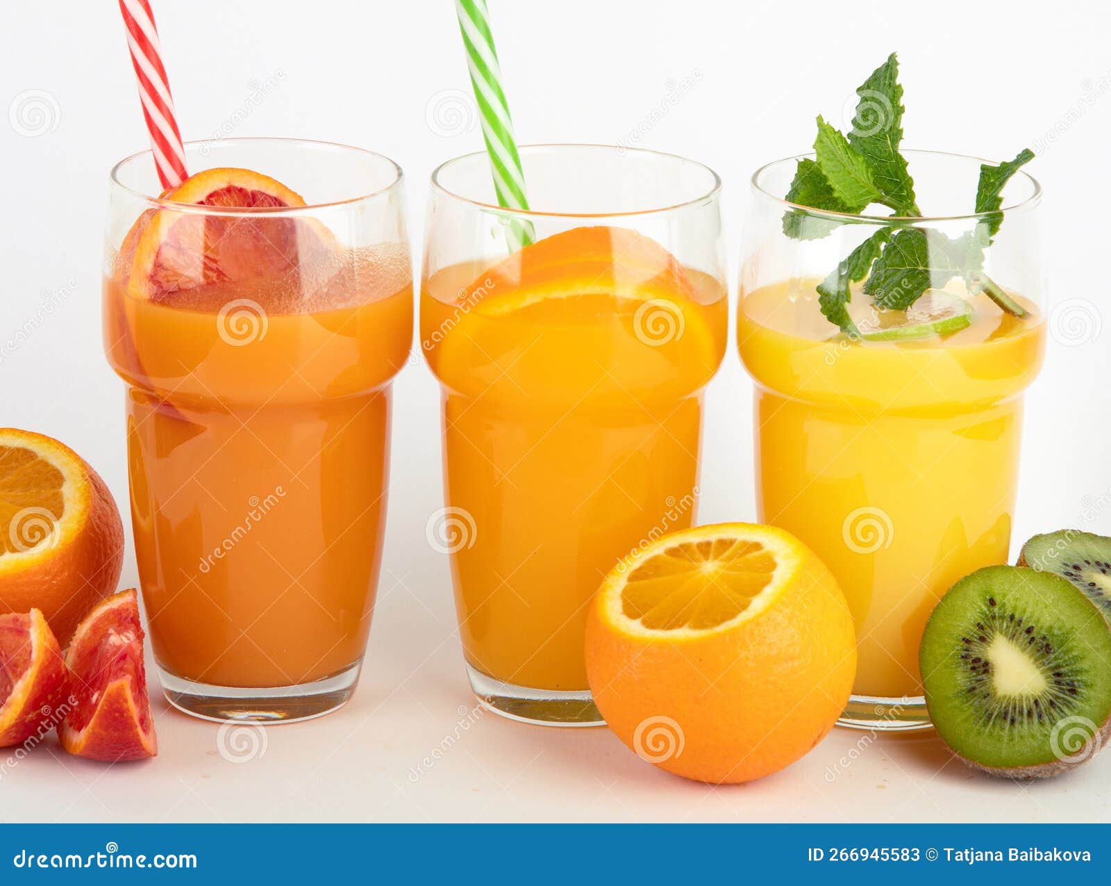 Fruit Juices Assortment on Light Background Stock Image - Image of ...
