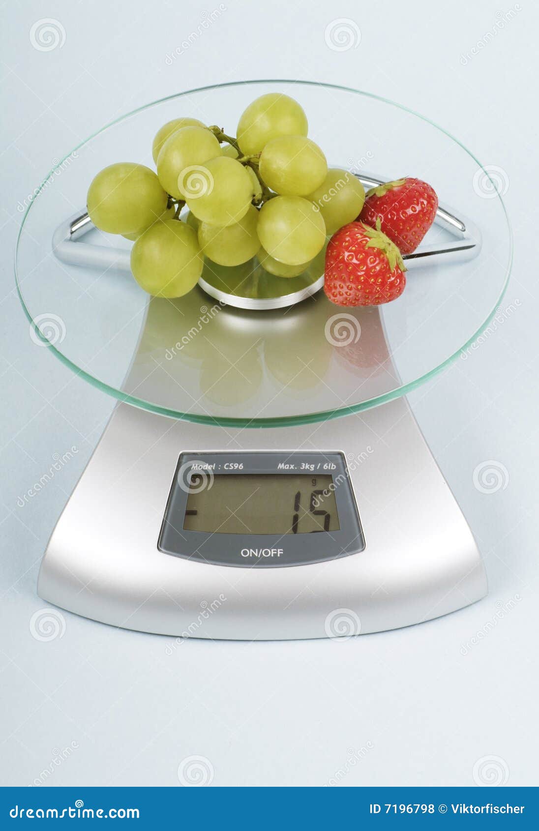 Fruit on a kitchen scale stock photo. Image of kitchen - 7196798