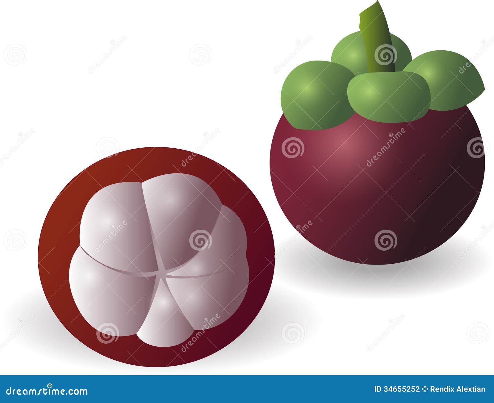 Fruit Le Plus Galeux Frais Naturel Illustration Stock - Illustration du ...