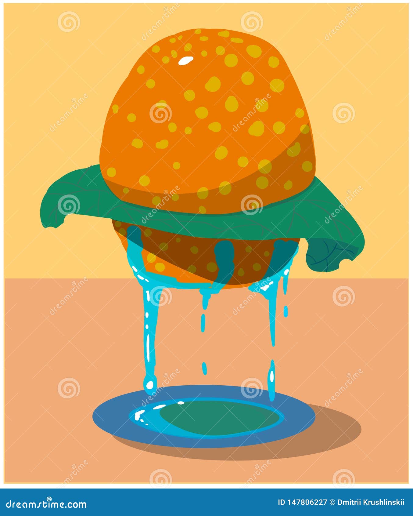 Leaf With Liquid Oil Symbol For Herbal Extraction Oil Concept In ...