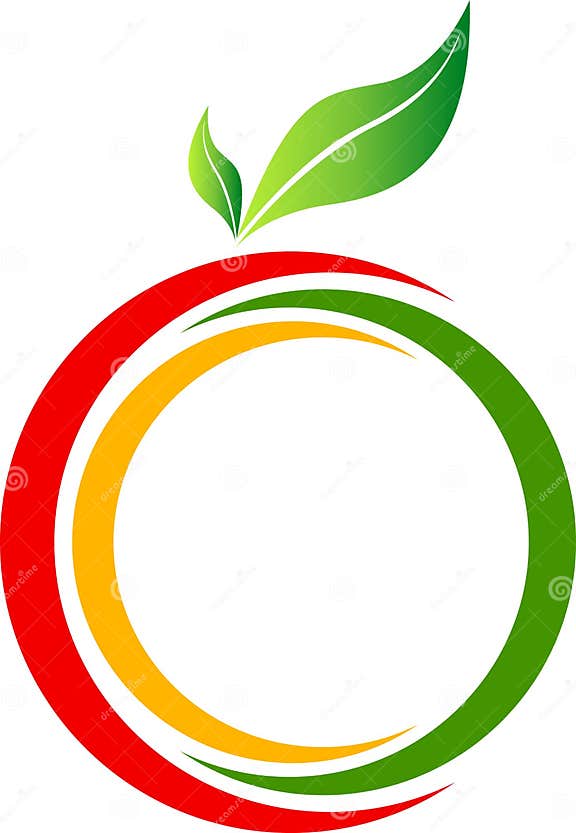 Fruit logo stock vector. Illustration of apple, ecology - 21373675