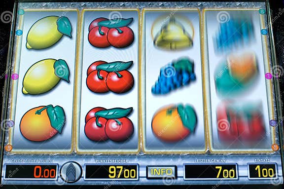 Fruit machine stock image. Image of loser, gambling, profit - 9997101