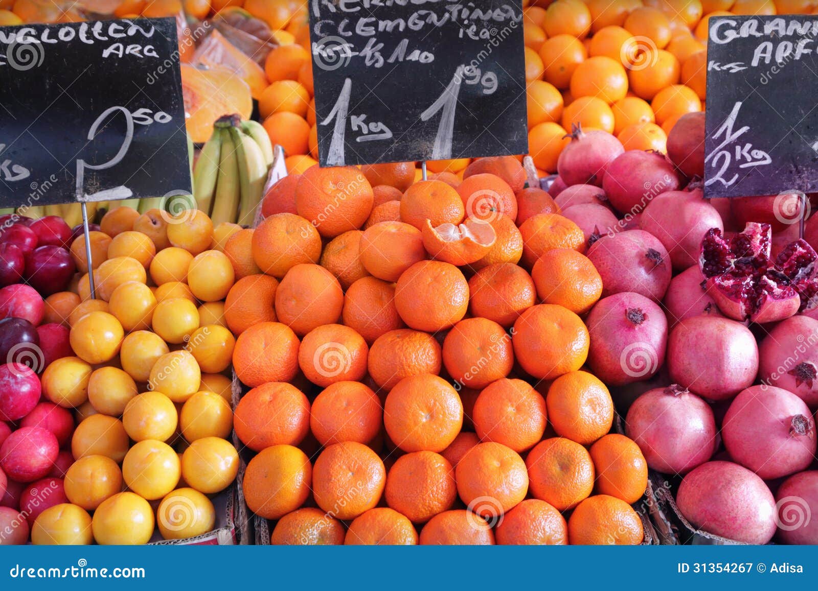 Fruit market stock image. Image of color, food, colors - 31354267