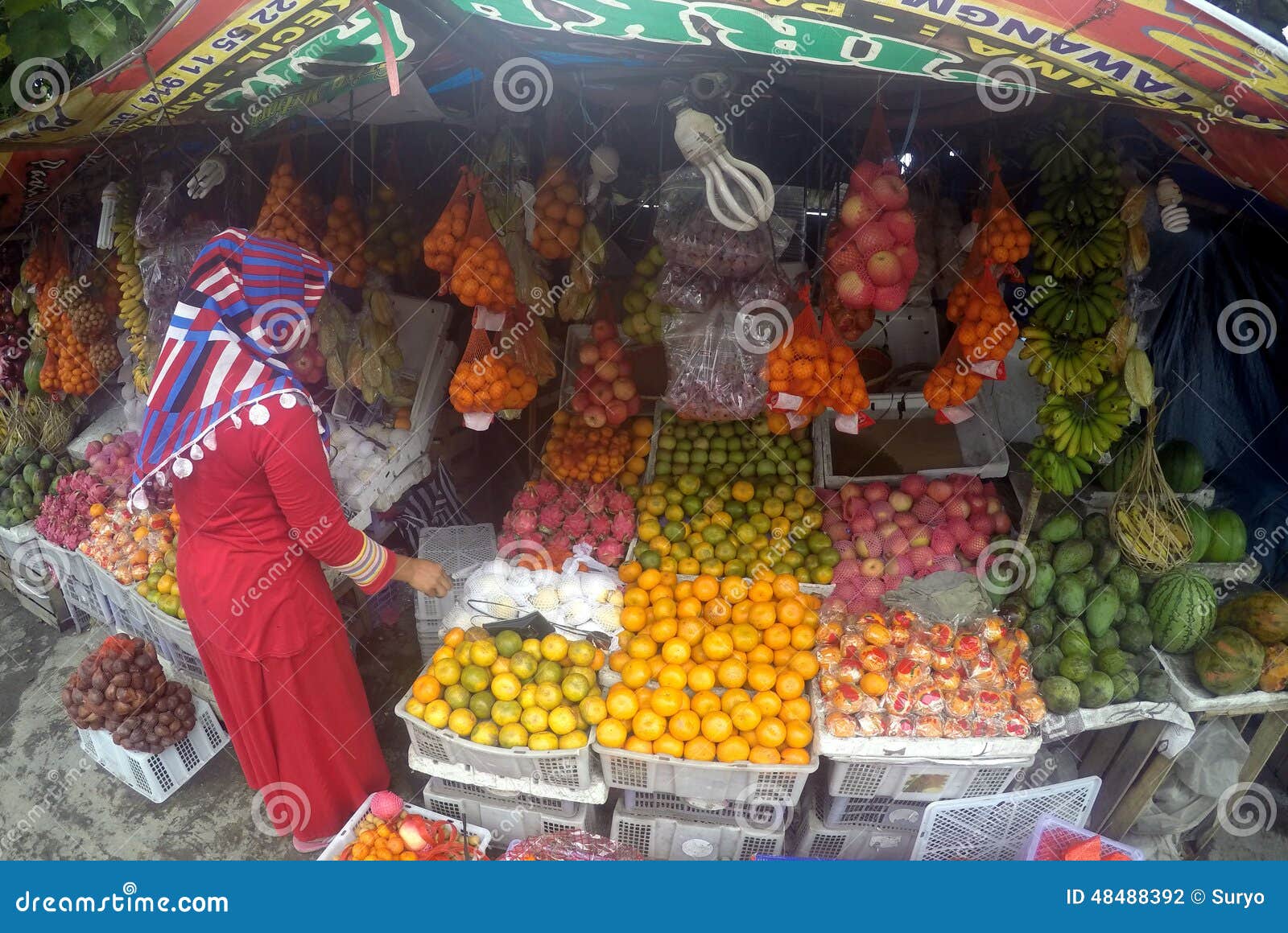 Fruit market editorial photography. Image of stall, vendor - 48488392