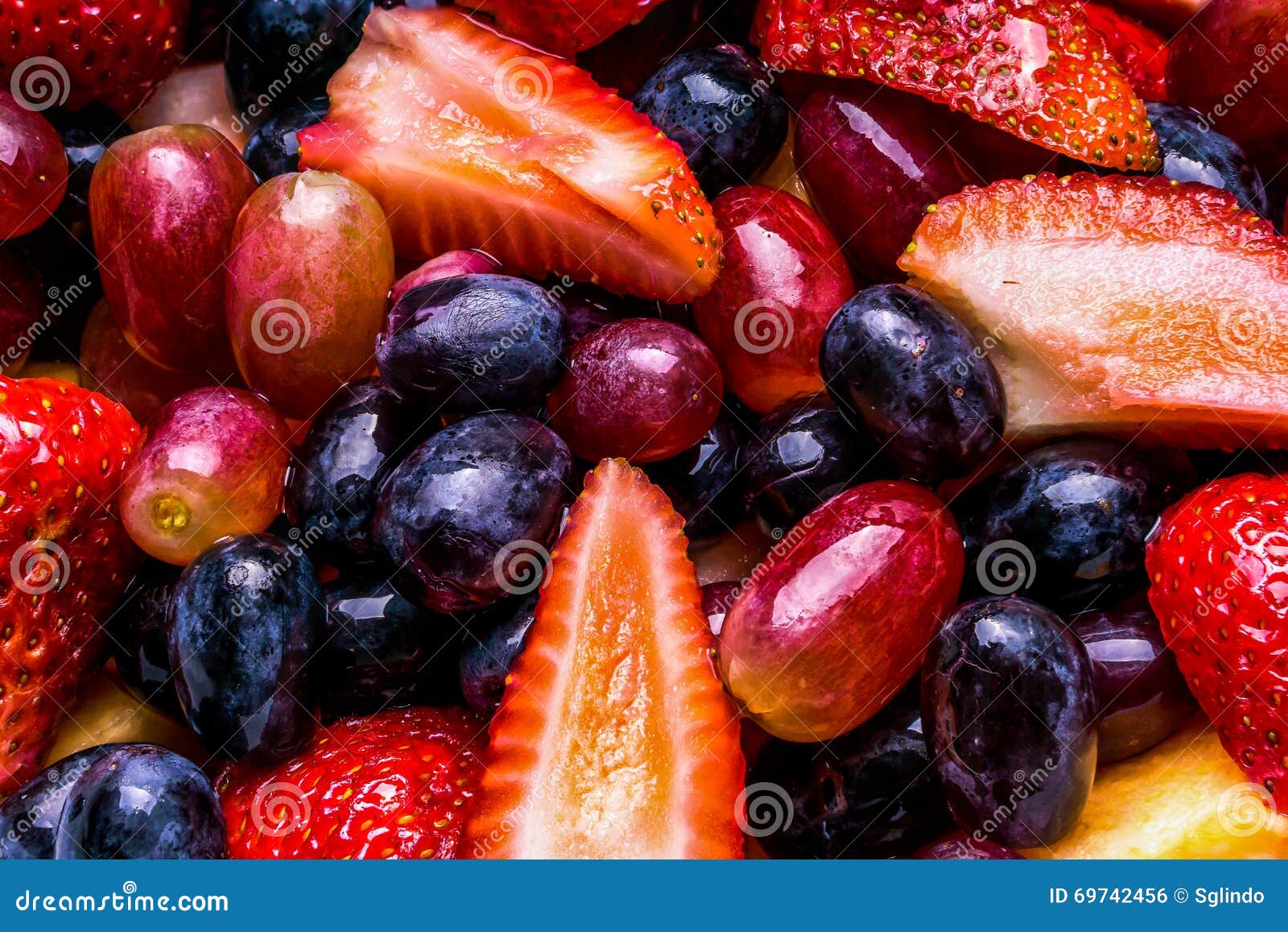 Fruit Medley stock photo. Image of fruitsalad, freshness - 69742456