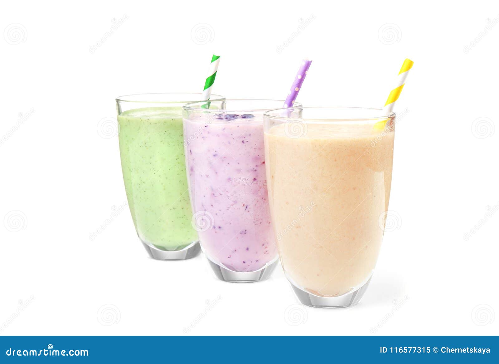 Fruit Milk Shakes on Background Stock Image - Image of dairy, beverage ...
