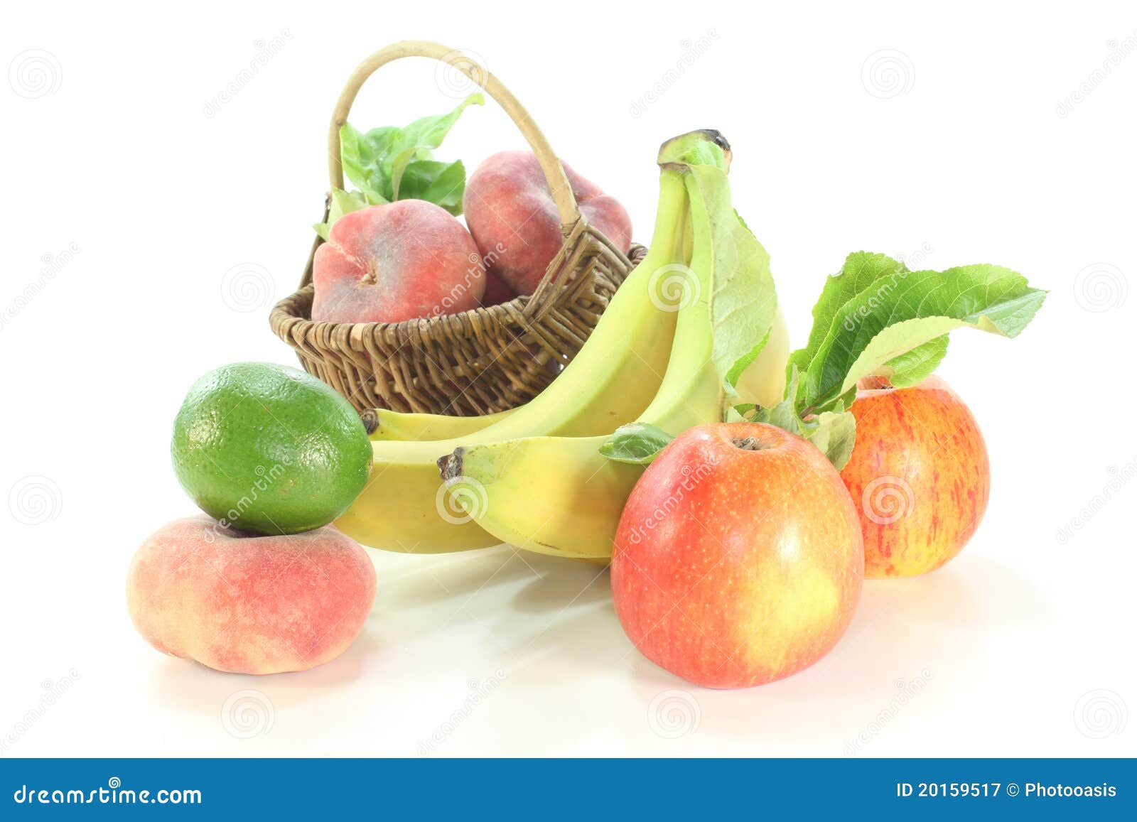 Fruit mix stock image. Image of green, peach, lime, exotic - 20159517