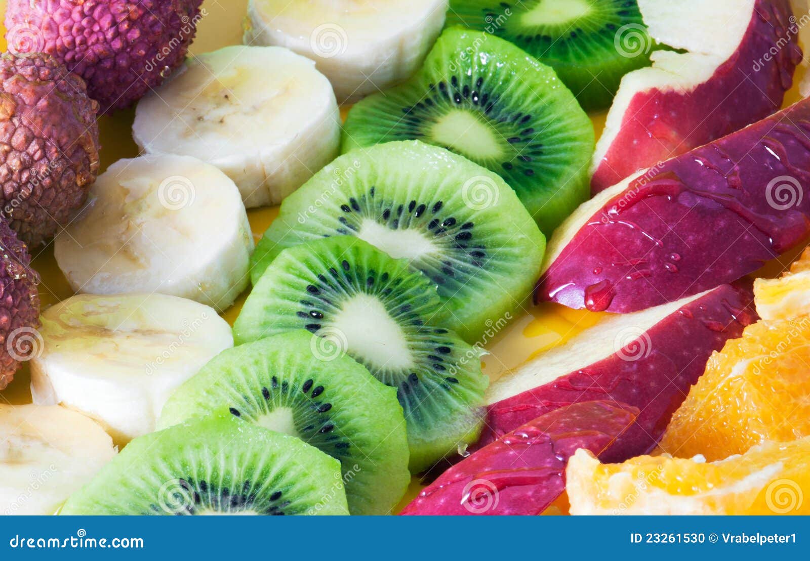 Fruit mix stock photo. Image of healthy, colors, banana - 23261530