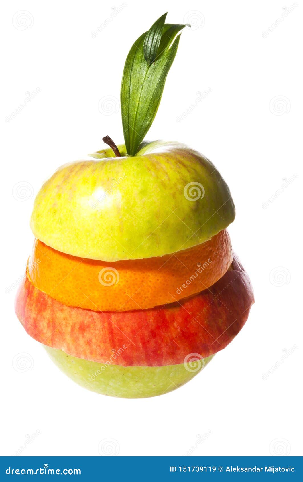 Fruit Mix Isolated on White Stock Image - Image of apple, pear: 151739119