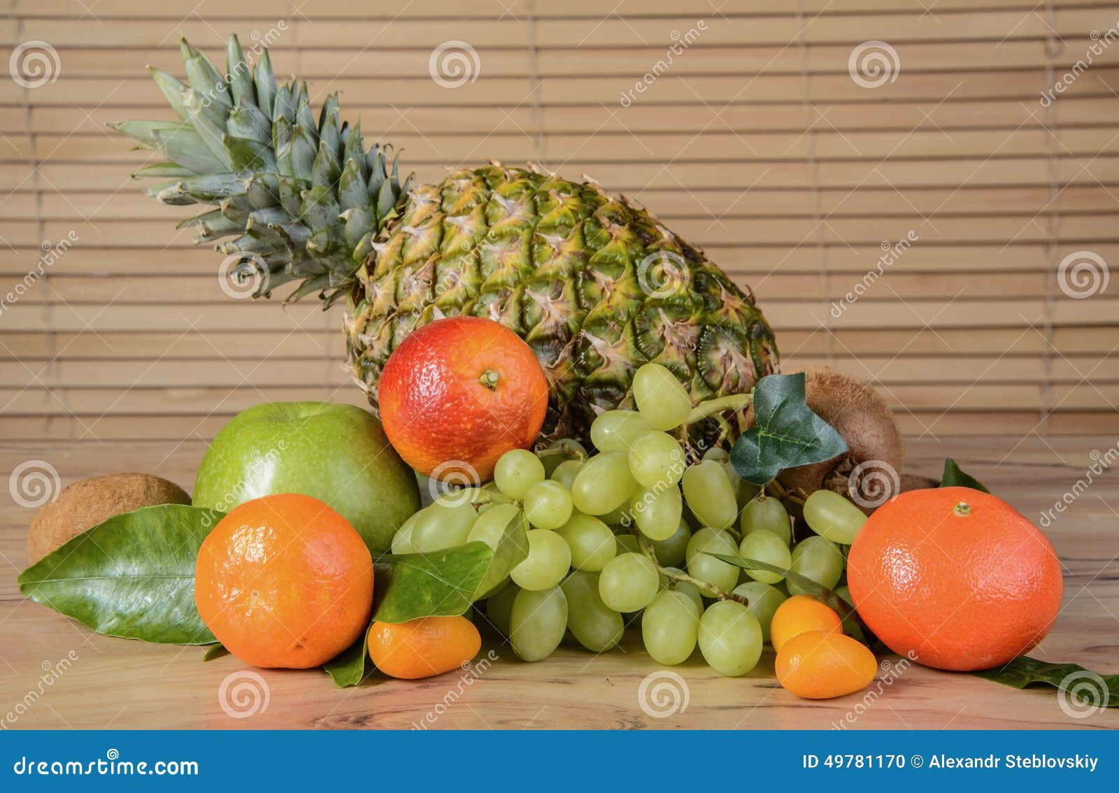 Fruit mix stock photo. Image of colored, leaf, flavorful - 49781170