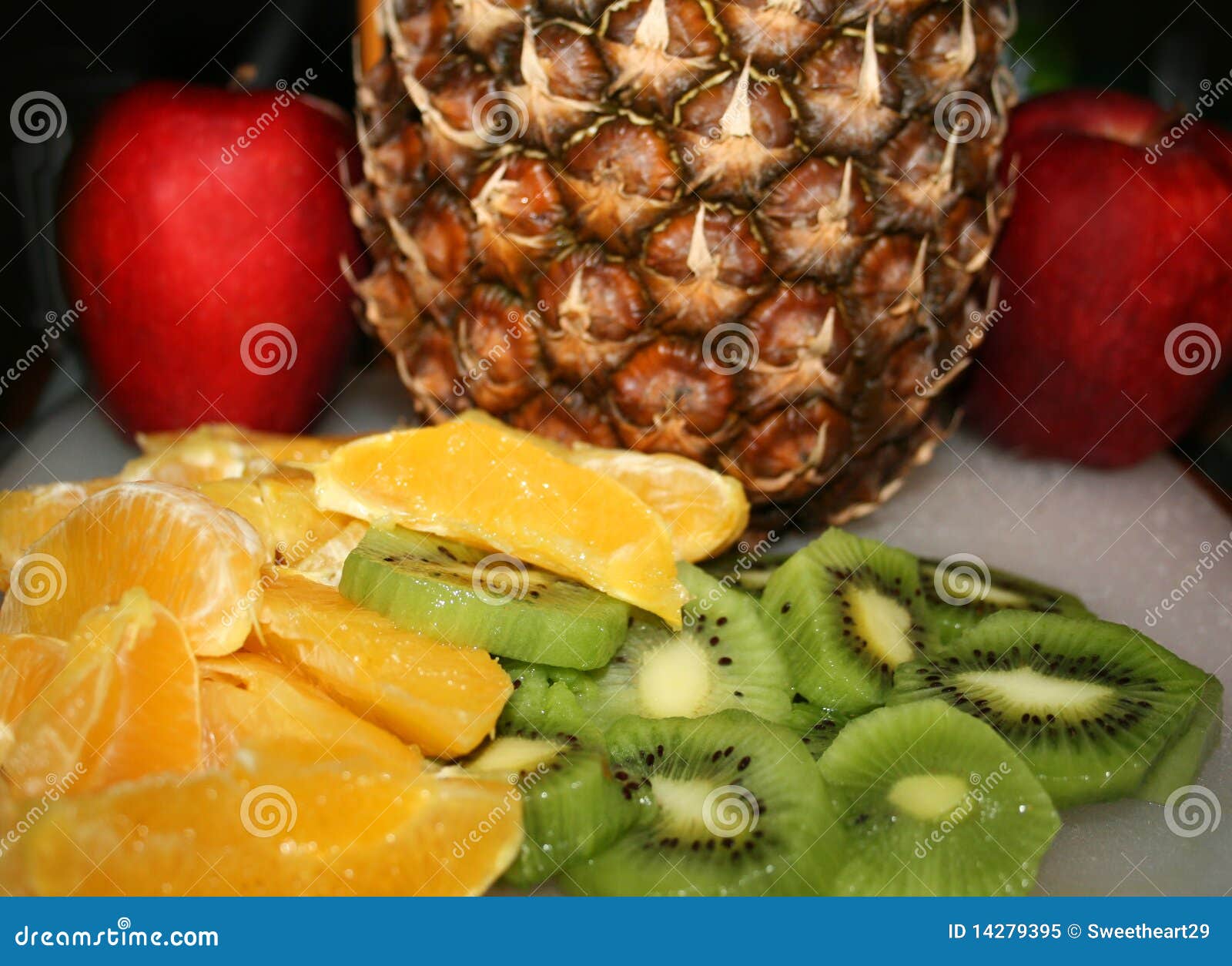 Fruit Mixture 2 stock image. Image of sliced, seed, mouthwatering ...