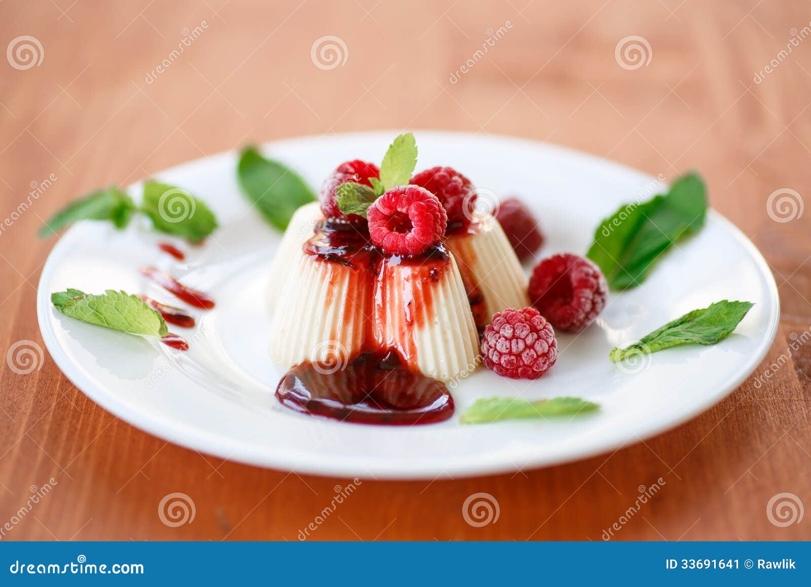 Fruit Panna Cotta stock image. Image of cheese, berry - 33691641