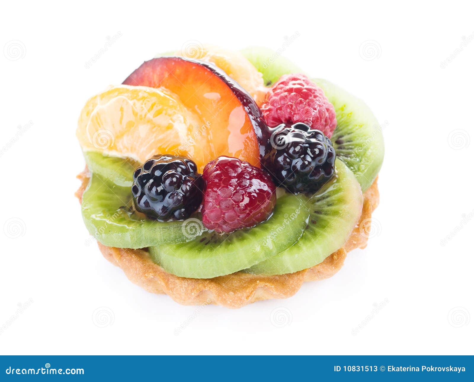 Fruit pastry stock image. Image of glazed, tangerine - 10831513
