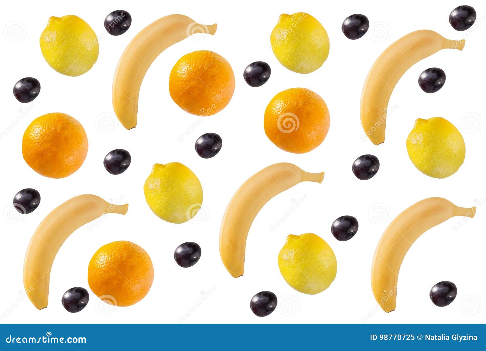 Fruit Pattern on White Background. Stock Image - Image of texture ...