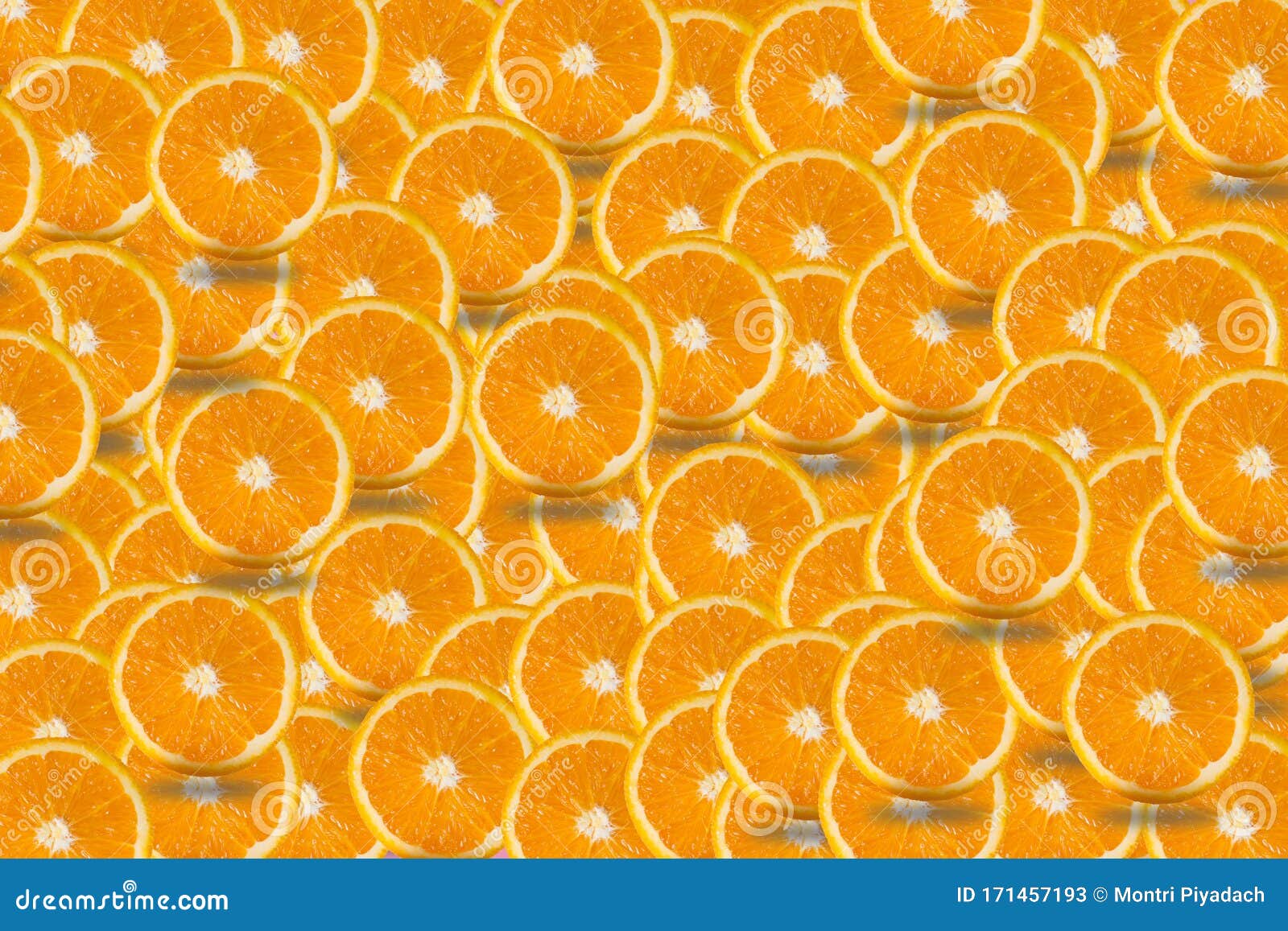 Fruit Patterns, Overlapping of Many Orange Slices Stock Image - Image ...