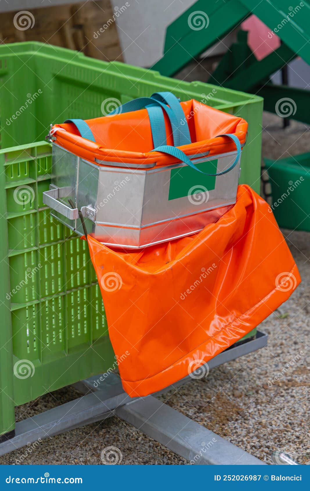 Fruit Picking Bag stock image. Image of 2022, plastic - 252026987