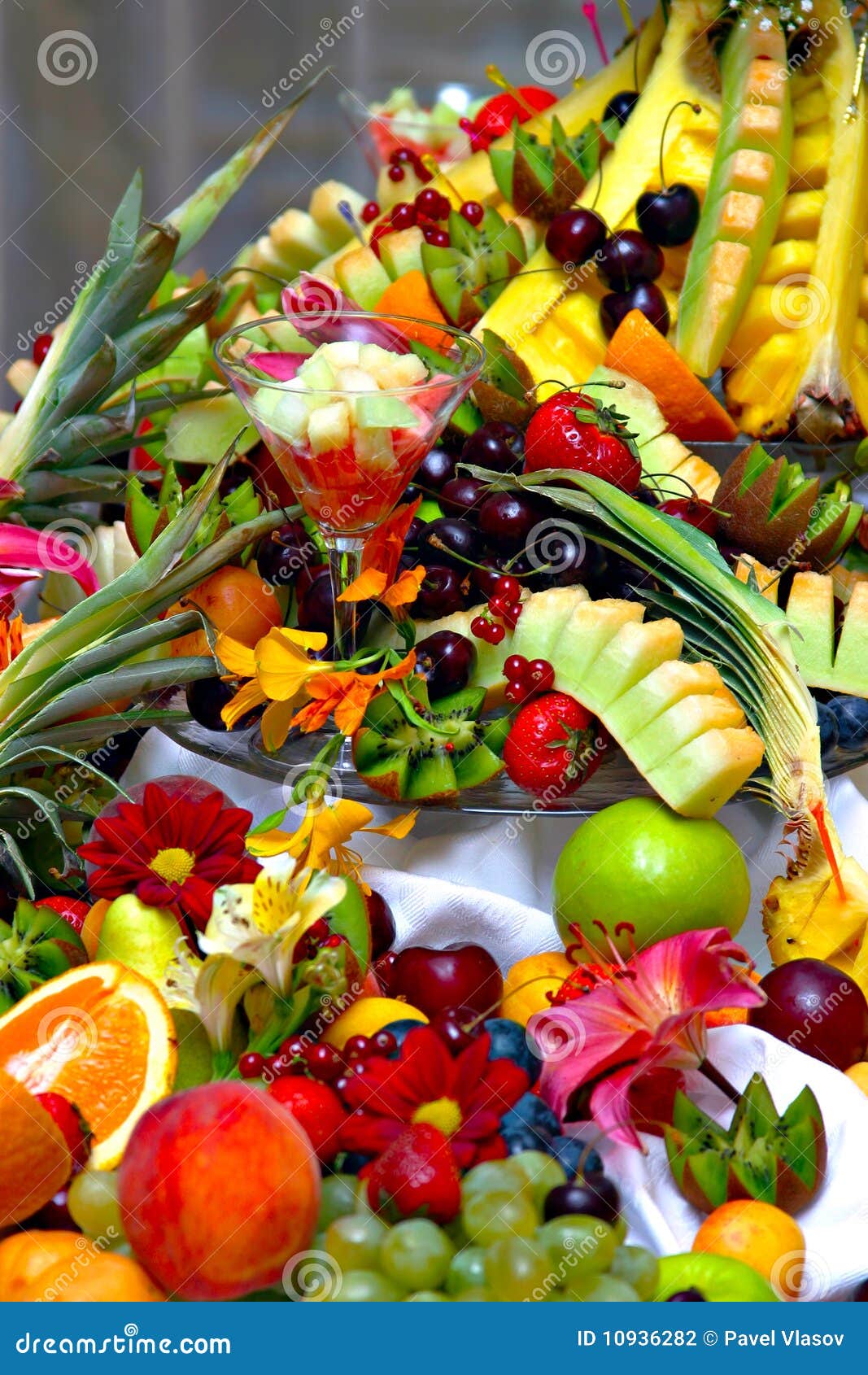 Fruit-piece stock photo. Image of plum, peach, banana - 10936282