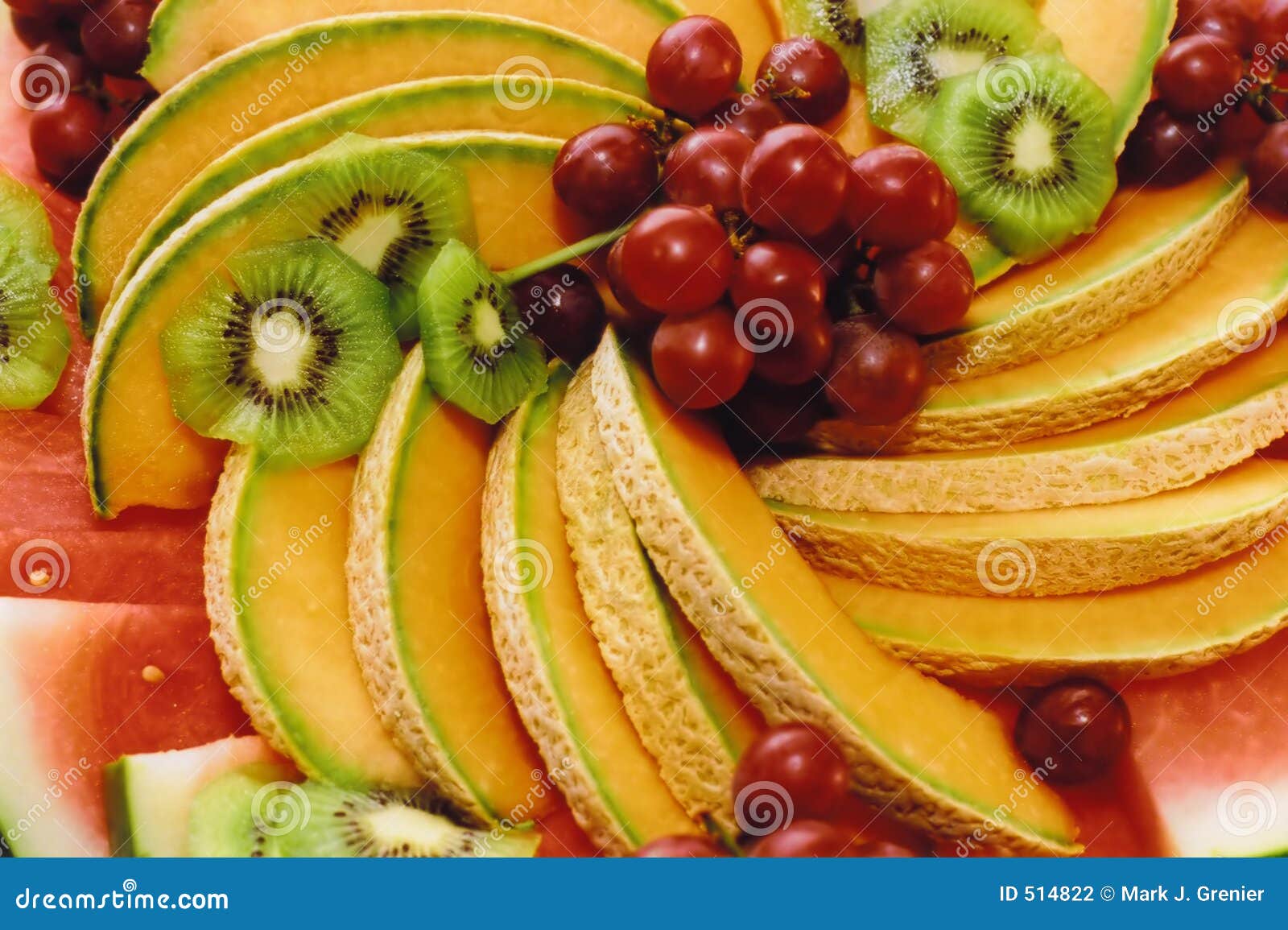 Fruit Platter stock photo. Image of melon, delicious, mouthwatering ...