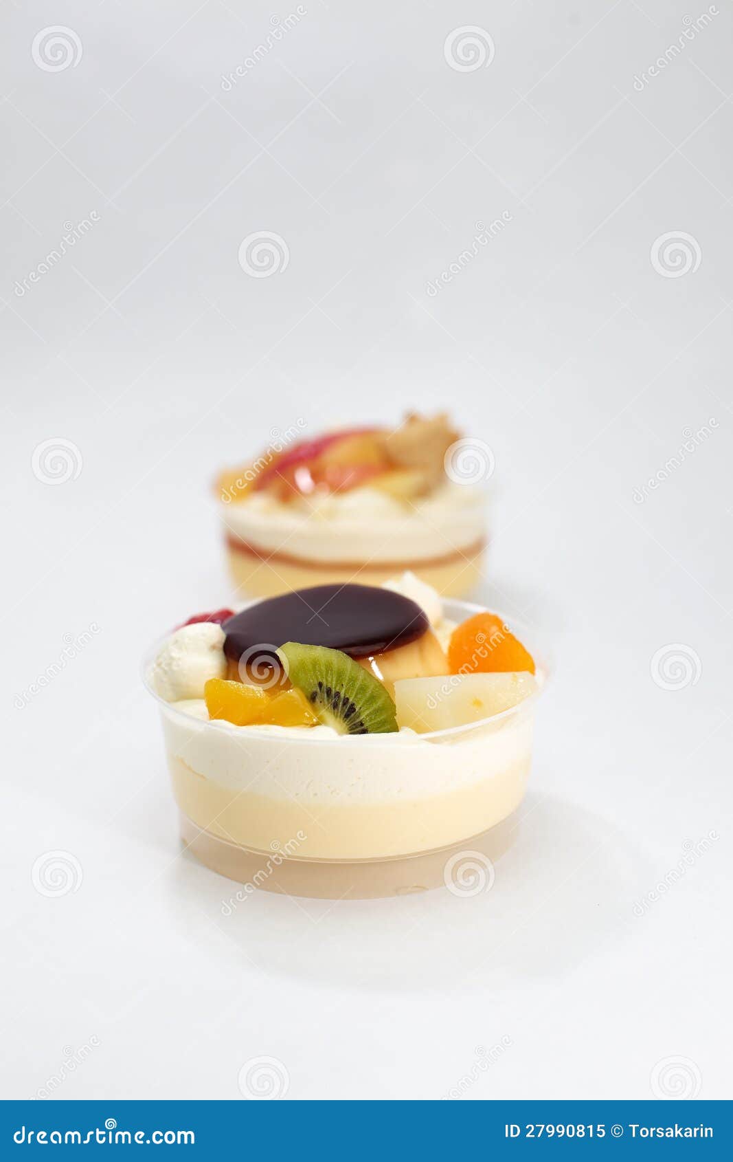 Fruit pudding stock image. Image of strawberry, pink - 27990815